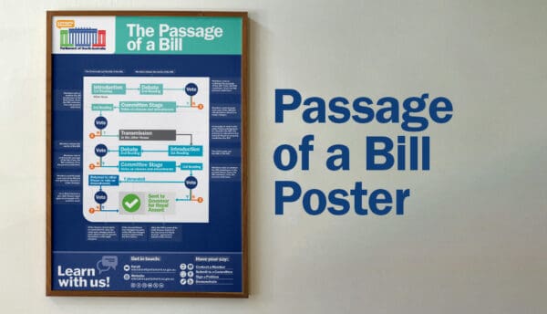 Poster: Passage of a Bill - Parliament of South Australia