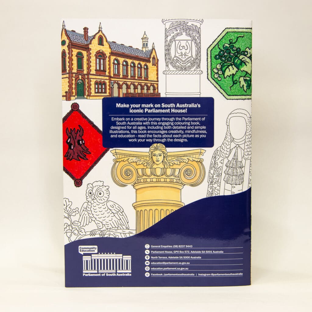Parliament Colouring Book - Parliament of South Australia