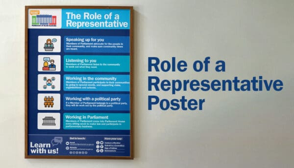 Poster: Role of a Representative - Parliament of South Australia